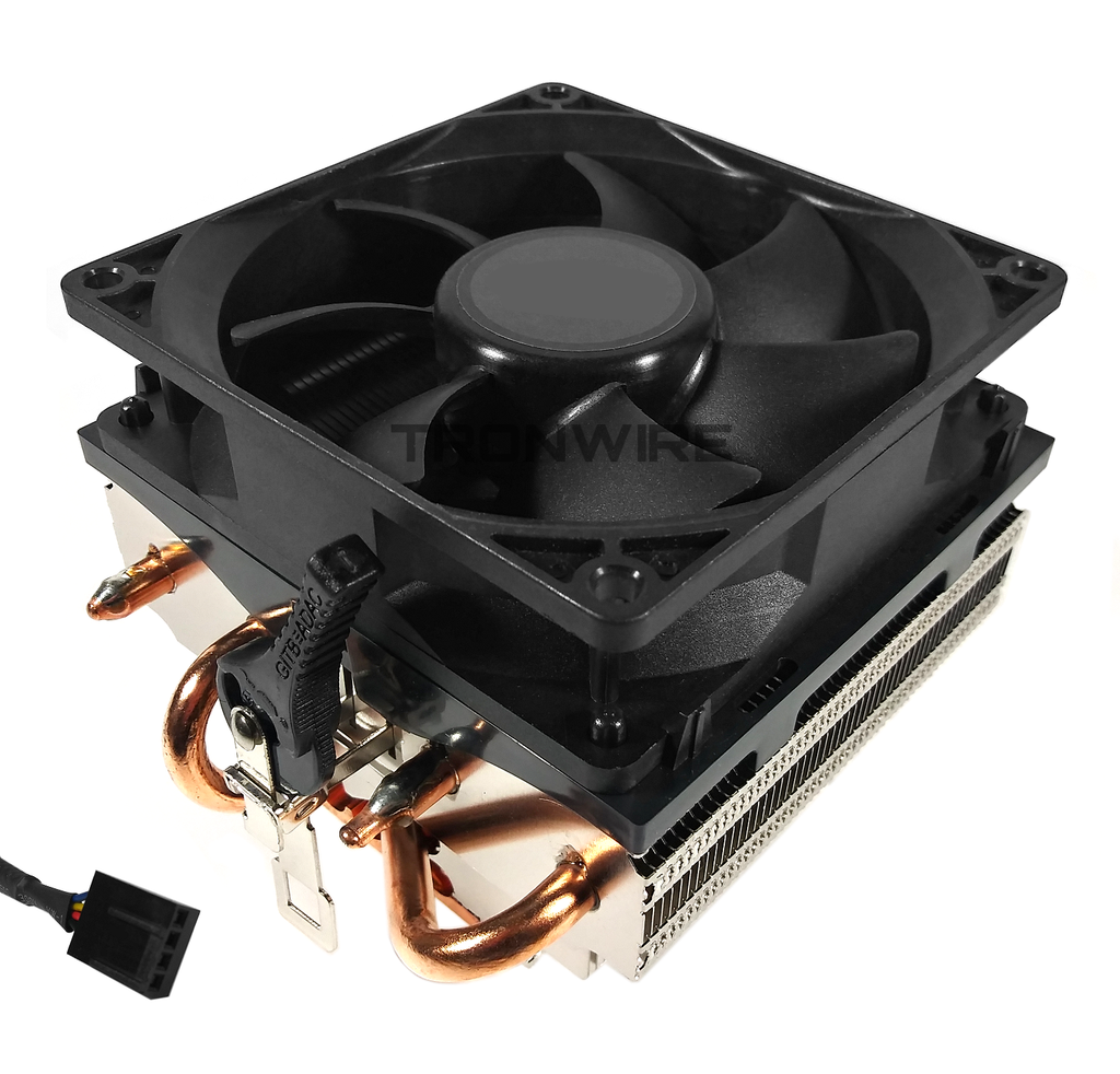 CPU Cooler With Copper Core Base & Aluminum Heatsink & 4-Pin PWM 92mm ...